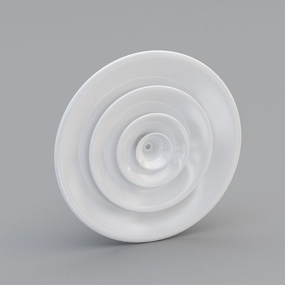 Concentric Circular Disk 3D model for Creative Projects