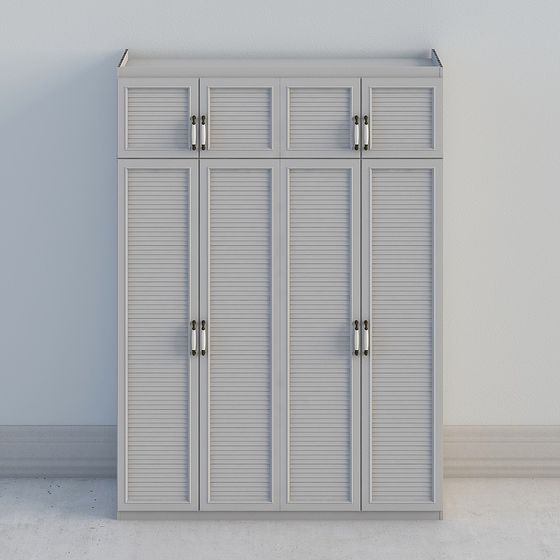 Stylish Storage Cabinet 3D model for Modern Interiors