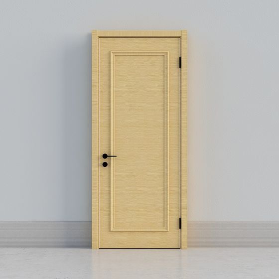 Low Poly Modern Aesthetic Door 3D model