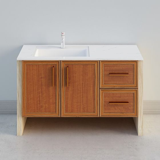 Stunning Bathroom Vanity 3D Model for Designers