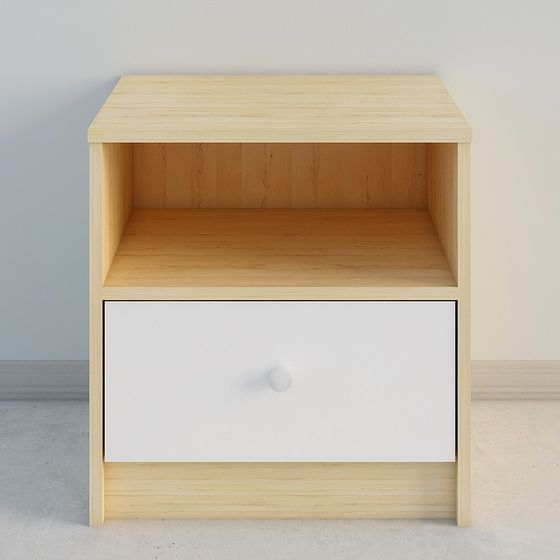 Modern Minimalist Bedside Table 3D model