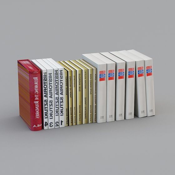 Realistic Bookshelf 3D model for Creative Projects