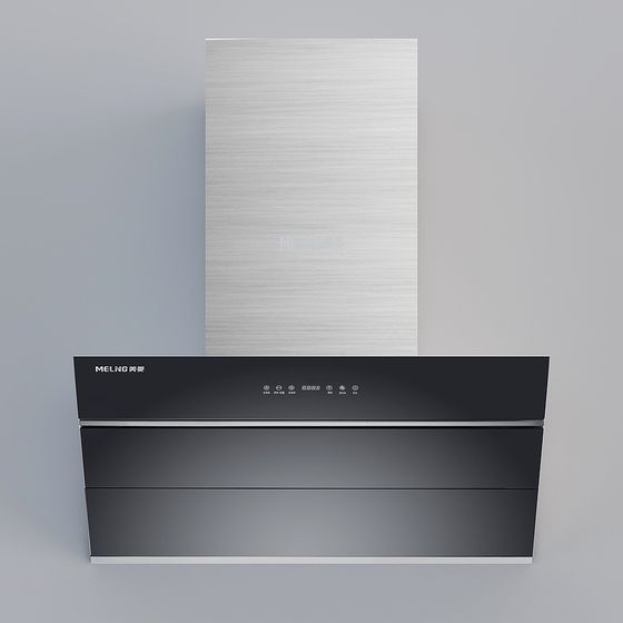 Stylish Kitchen Hood 3D model for Modern Interiors
