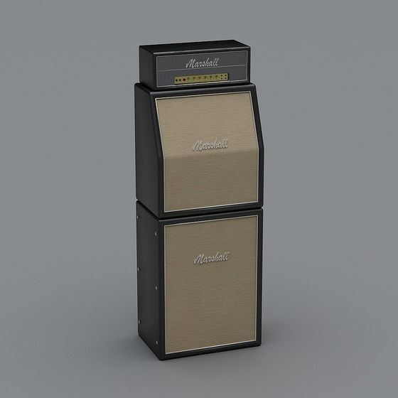 Marshall Stereo Amplifier 3D model