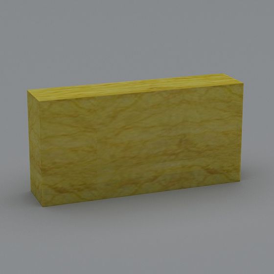 Wood Grain Rectangular Prism 3D model