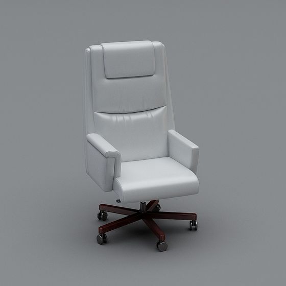 Modern Low-Poly Office Chair 3D model