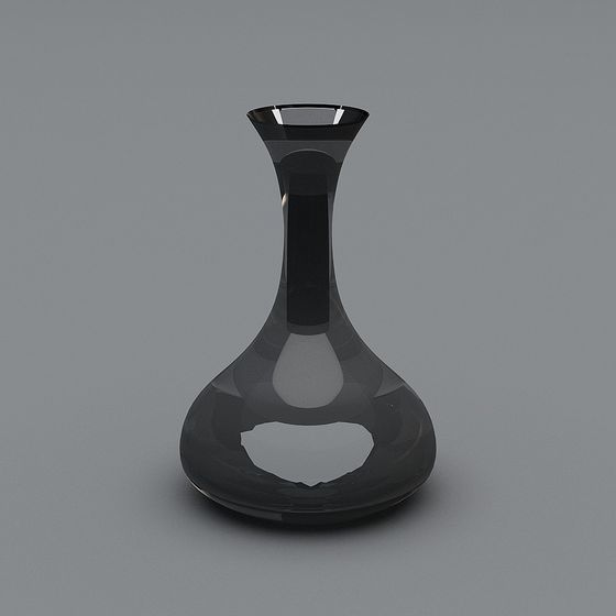Elegant Low-Poly Vase 3D model for Interior Design