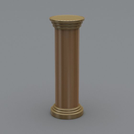 Chic Roman Column 3D model for Classic Designs