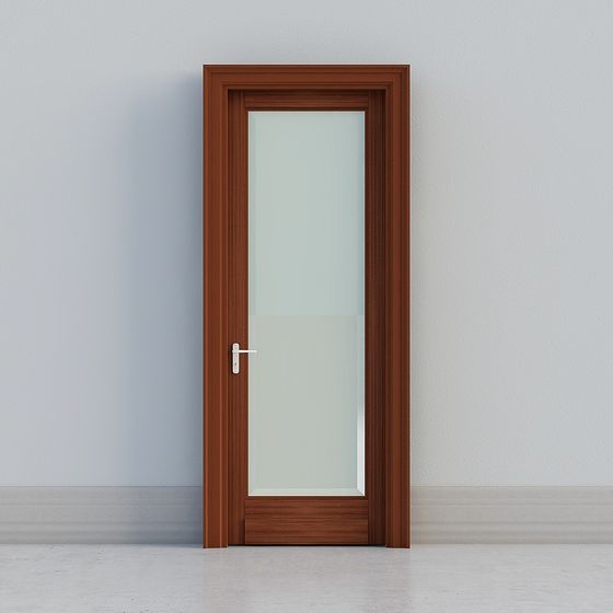 Elegant Low-Poly Door 3D model for Contemporary Spaces