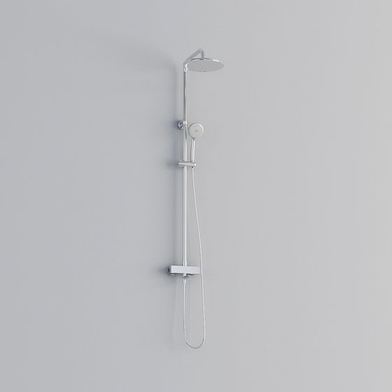 Modern Minimalist Shower System 3D model