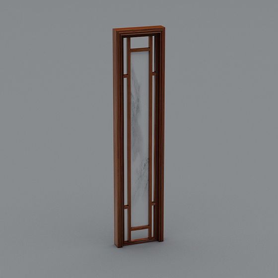 Unique Low-Poly Door Frame 3D model