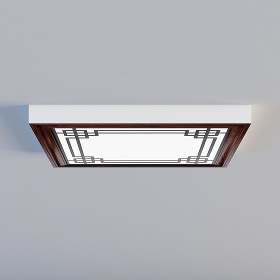 Elegant Ceiling Light 3D model for Modern Spaces