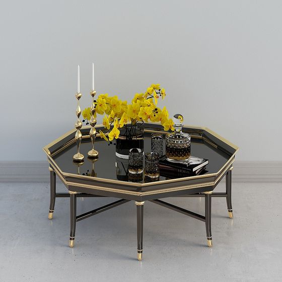 Stunning Low-Poly Coffee Table 3D Model for Modern Spaces