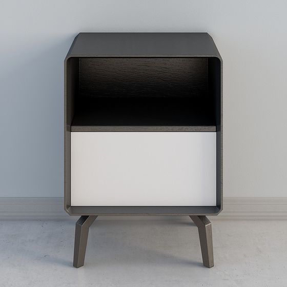 Modern Minimalist Nightstand 3D model