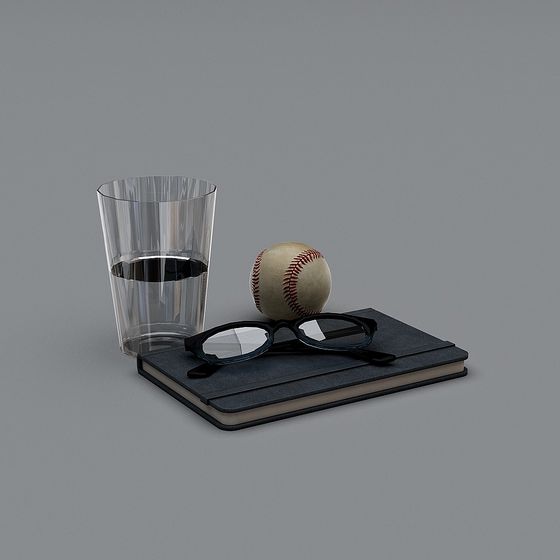 Serene Low-Poly Object Collection 3D model