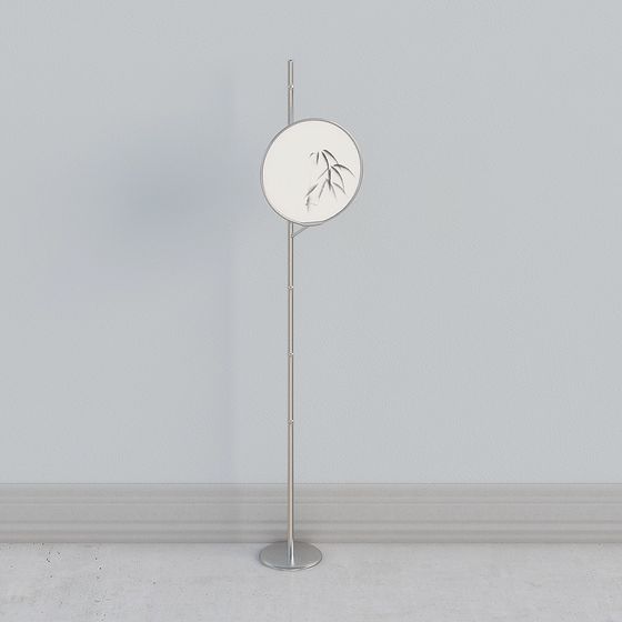 Bamboo Shadow Lamp Post 3D model