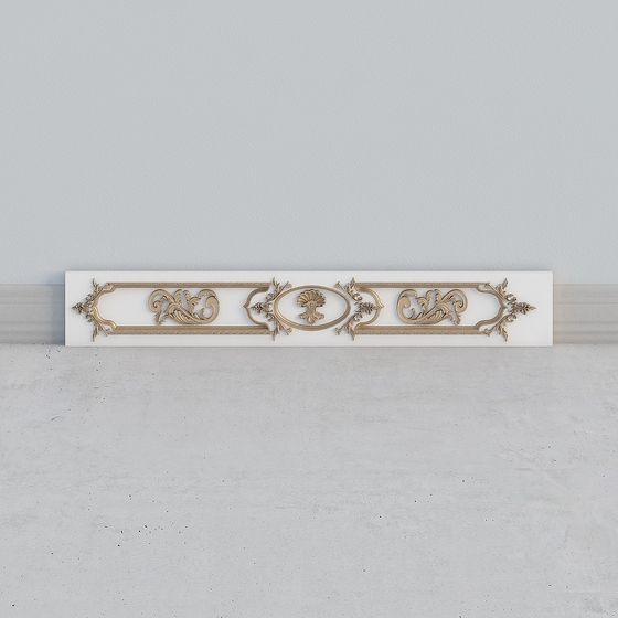 Elegant Low-Poly Classical Modern Fusion 3D model