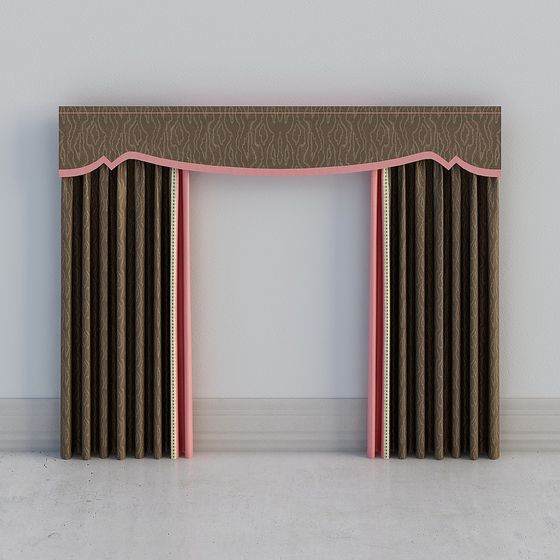 Vintage Elegance Door Frame 3D Model – Classic Retro Design