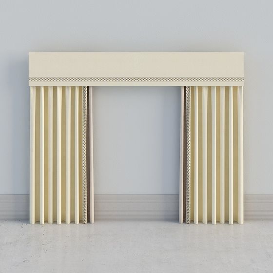 Vintage Elegance Mantle 3D model