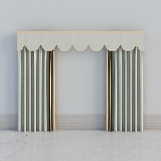 Elegant Scallop Arch 3D model
