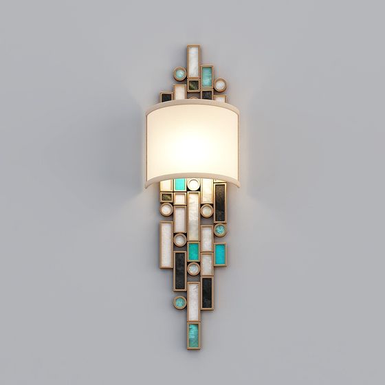 Elegant Low-Polygon 3D Model Lamp Design