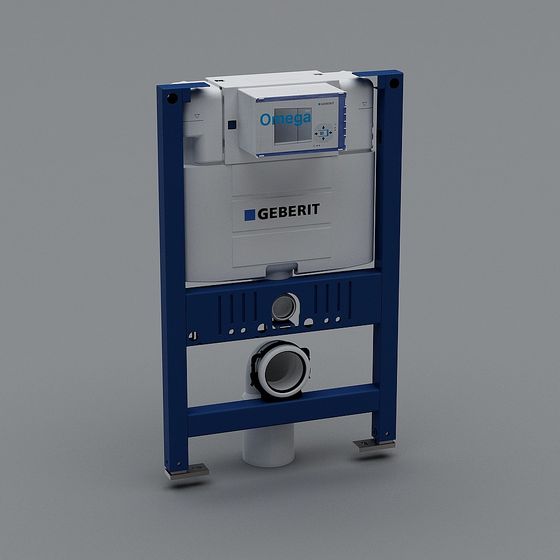 GEBERIT Omega 3D model for Modern Industrial Design
