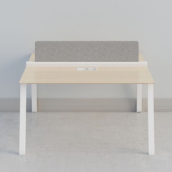 Modern Minimalist Office Desk 3D model