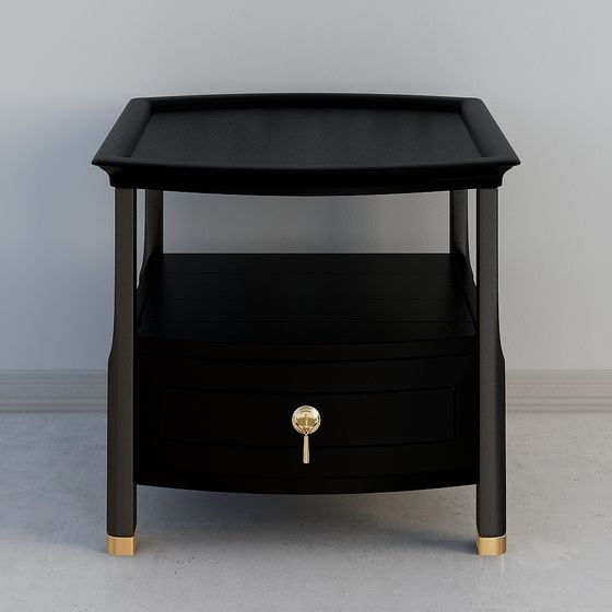 Stylish Urban Corner Side Table 3D model