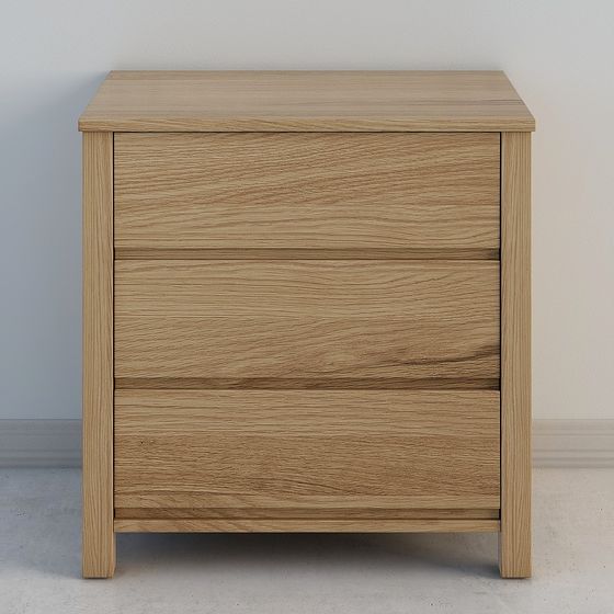 Urban Elegance Bedside Table 3D model