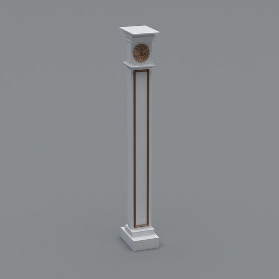 Elegant Roman Column 3D model for Projects