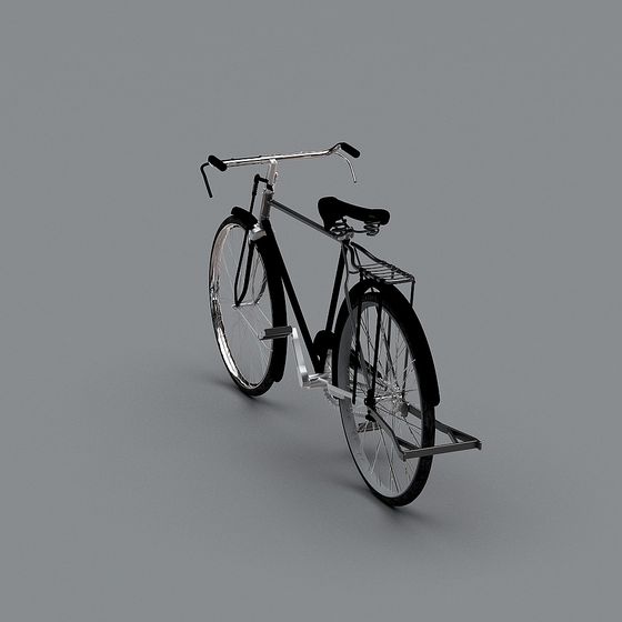 Classic Vintage Bicycle 3D model for Design Projects