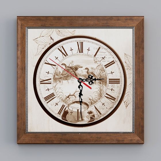 Vintage Style 3D Clock Face Model for Your Projects