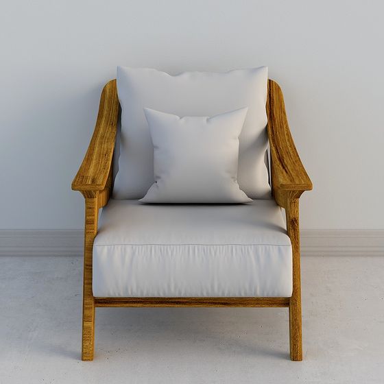 Cozy Corner Chair 3D model