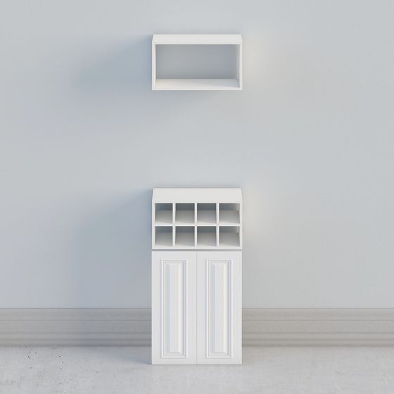 City Corner Bookshelf 3D model for Urban Spaces