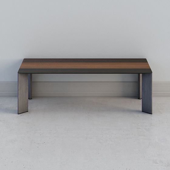 Urban Bench 3D model for Modern Design