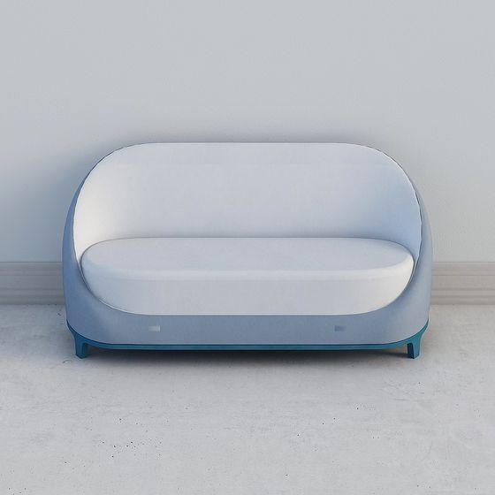 Divano Cloud doppio-blu