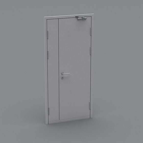 Industrial Metal Door 3D model for Creative Projects