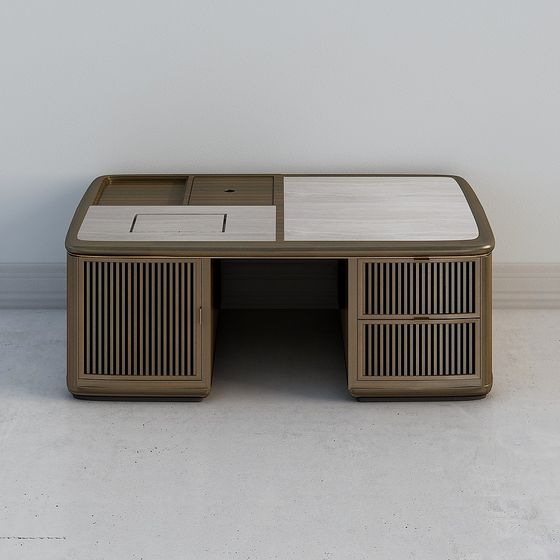 Executive Desk 3D model for Modern Elegance