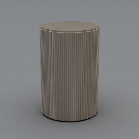 Unique Low Polygon Cylinder 3D model