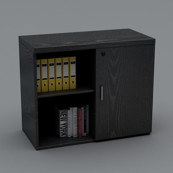 Urban Storage Cabinet 3D model for Modern Offices