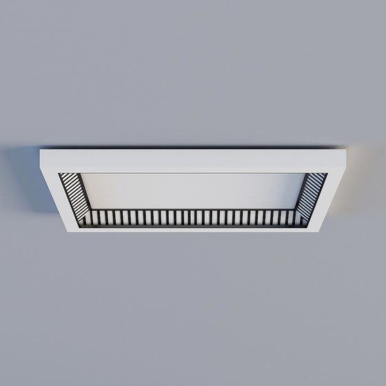 Elegant Low-Poly Ceiling Panel 3D Model – Minimalist Design