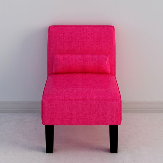 Chic Low Poly Stylish Armchair 3D model