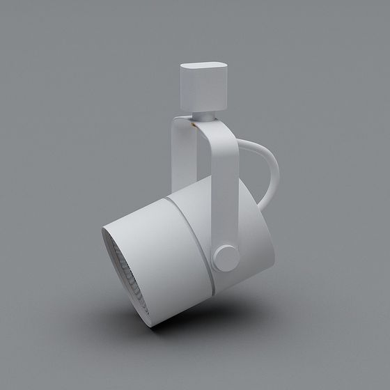 Minimalist Track Light 3D model Design