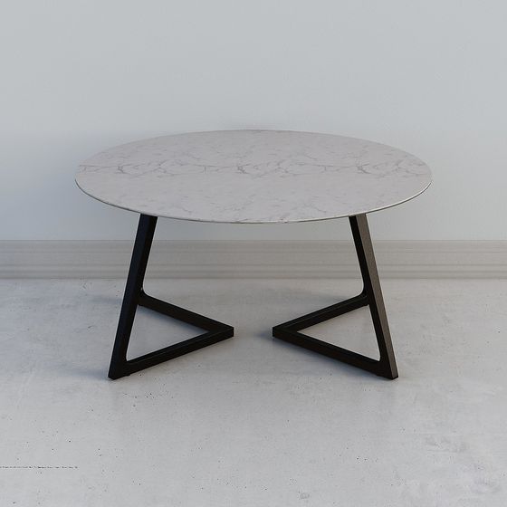 Stylish Round Table 3D Model Design