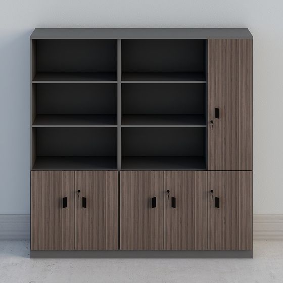 Modern Minimalist Storage Cabinet 3D model
