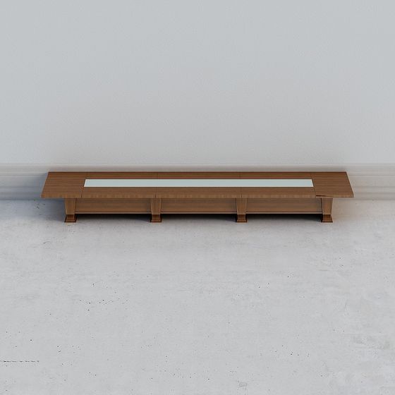 Urban Bench 3D model for Modern Design