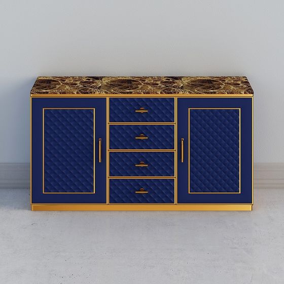 Luxurious Storage Cabinet 3D model