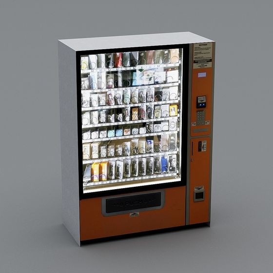 Realistic Vending Machine 3D model