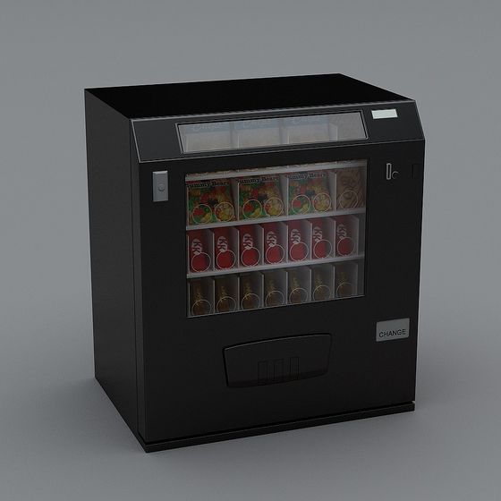 Retro Vending Machine 3D model