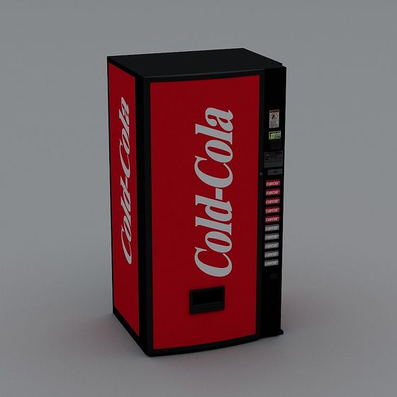Retro-Inspired Vending Machine 3D model